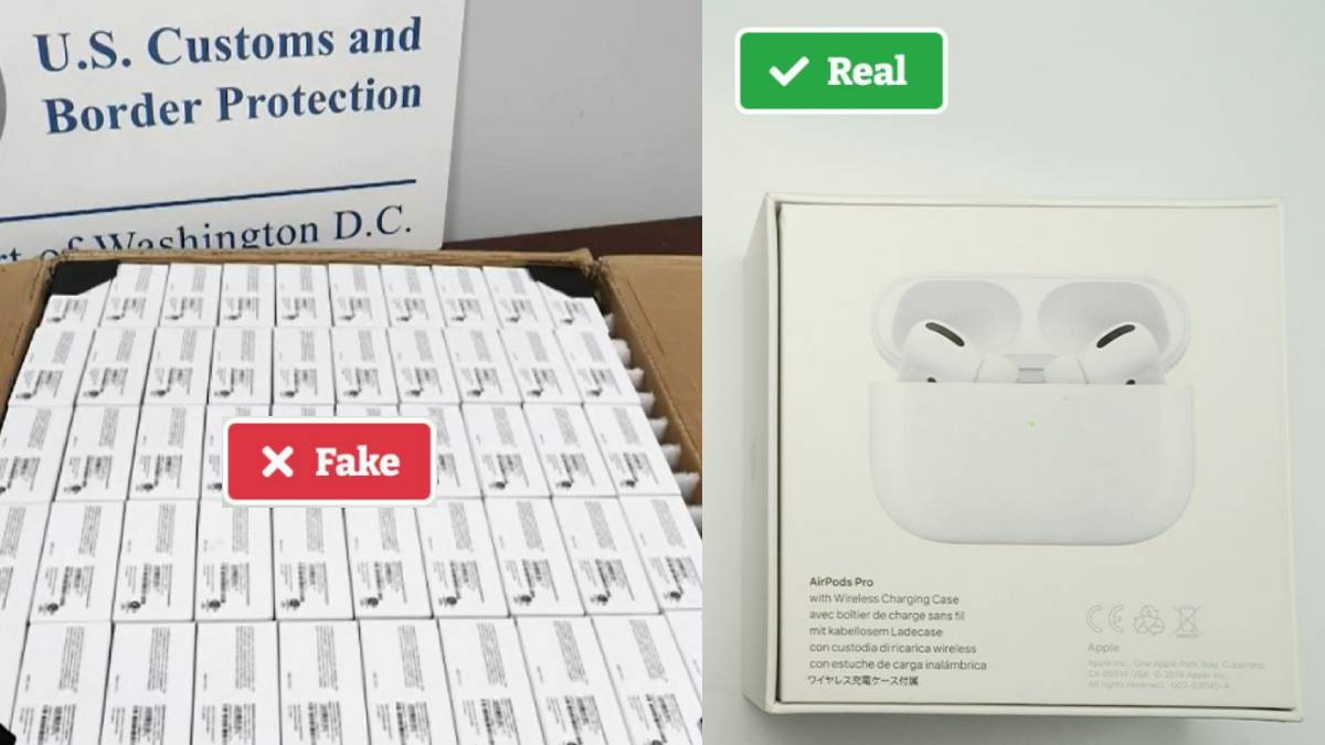 சீனாவில் இருந்து வந்த போலி AirPods.. Apple-க்கு ரூ.26,163 கோடி இழப்பு ...