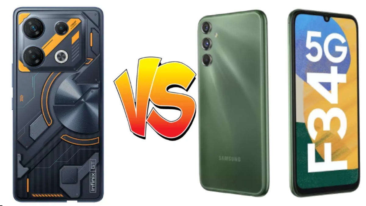 Samsung கேலக்ஸி எப்34 5ஜி vs Infinix ஜிடி 10 ப்ரோ.. ஒரே மாதிரியான விலை ...