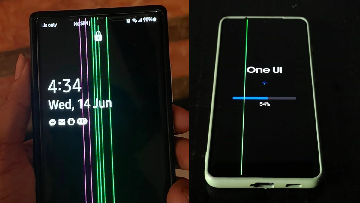 Samsung போன்களில் திடீரென தோன்றும் பச்சை கோடுகள்.. இலவசமாக Display-வை ...